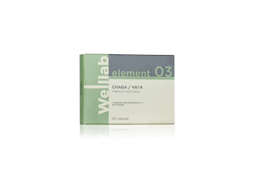 Welllab Element Chaga Immunity Drink, 25 порций :: Welllab :: Продукты :: Greenway
